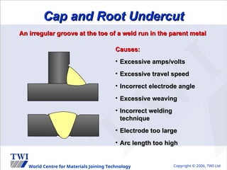 Weld Defects remedies and its cause why it comes | PPT