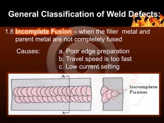 Weld defects, causes, and remedies | PPT