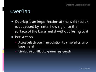 WELD DEFECTS FOR VISUAL INSPECTION.pptx
