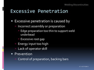 WELD DEFECTS FOR VISUAL INSPECTION.pptx