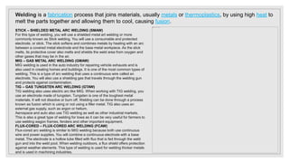 Welded connection | PPTX