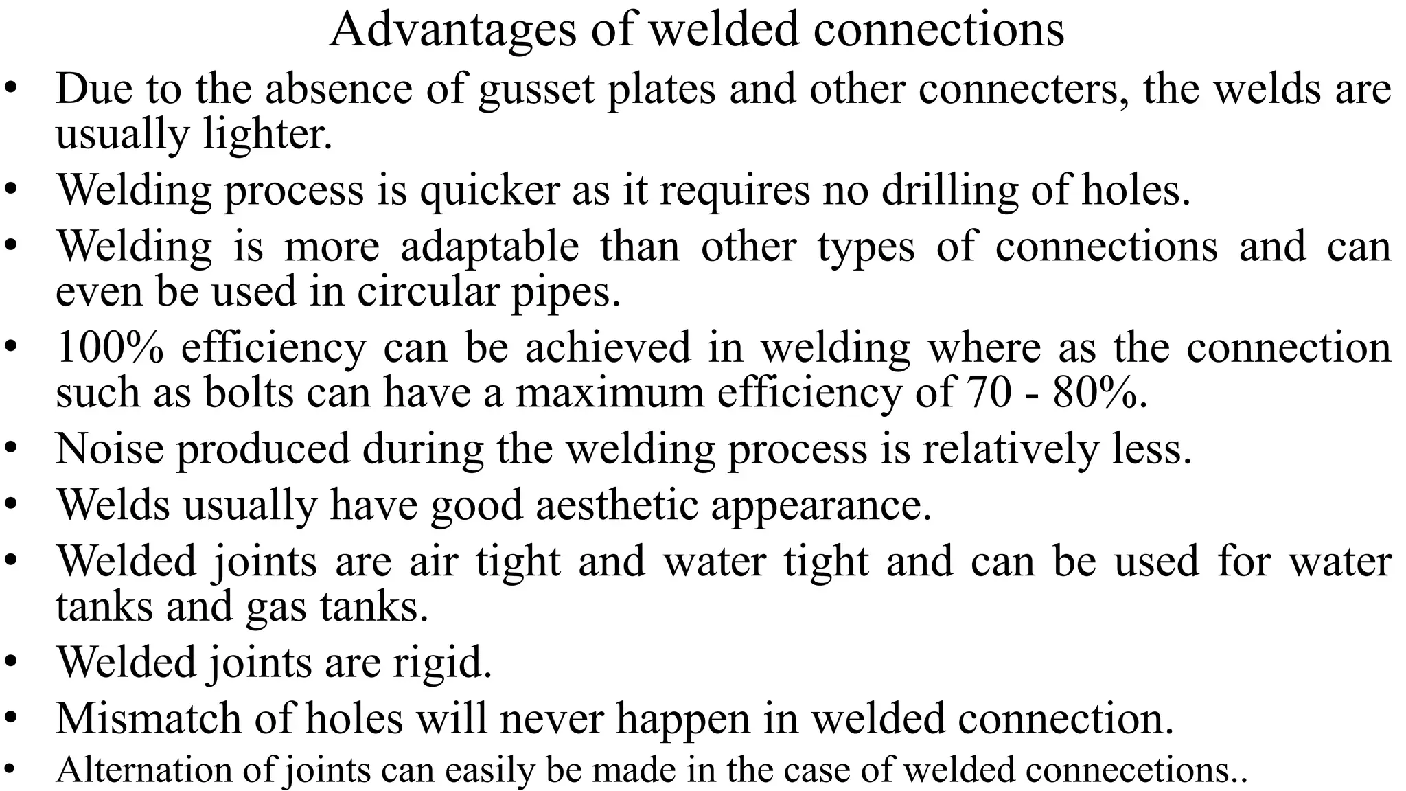 welded connections types and fillet weld design | PPT