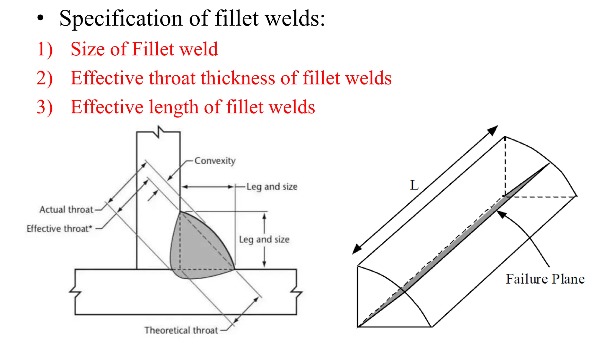 design of fillet welds and design specifications | PPTX