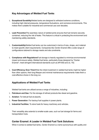 Welded Fuel Tanks_ Safe and Efficient Fuel Storage.docx