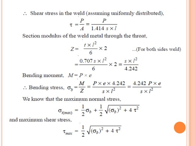 Design of Welded Joint | PDF