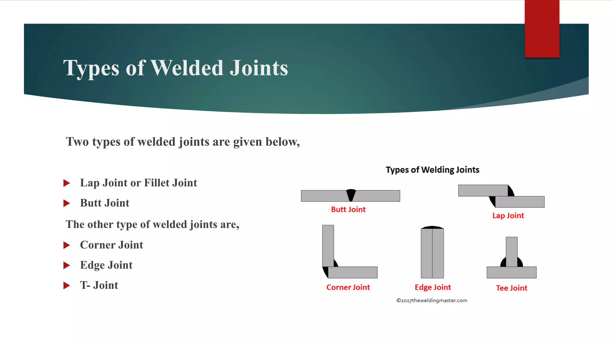 Welded joints | PPTX | Chemistry | Science