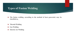Welded joints | PPTX