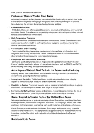 Welded Steel Tanks in the Petrochemical Industry.docx