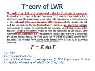 05 Welded Track (Railway Engineering Lectures هندسة السكك الحديدية & Dr ...