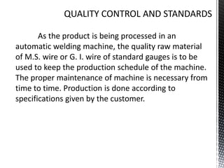 Welded wire mesh | PPTX