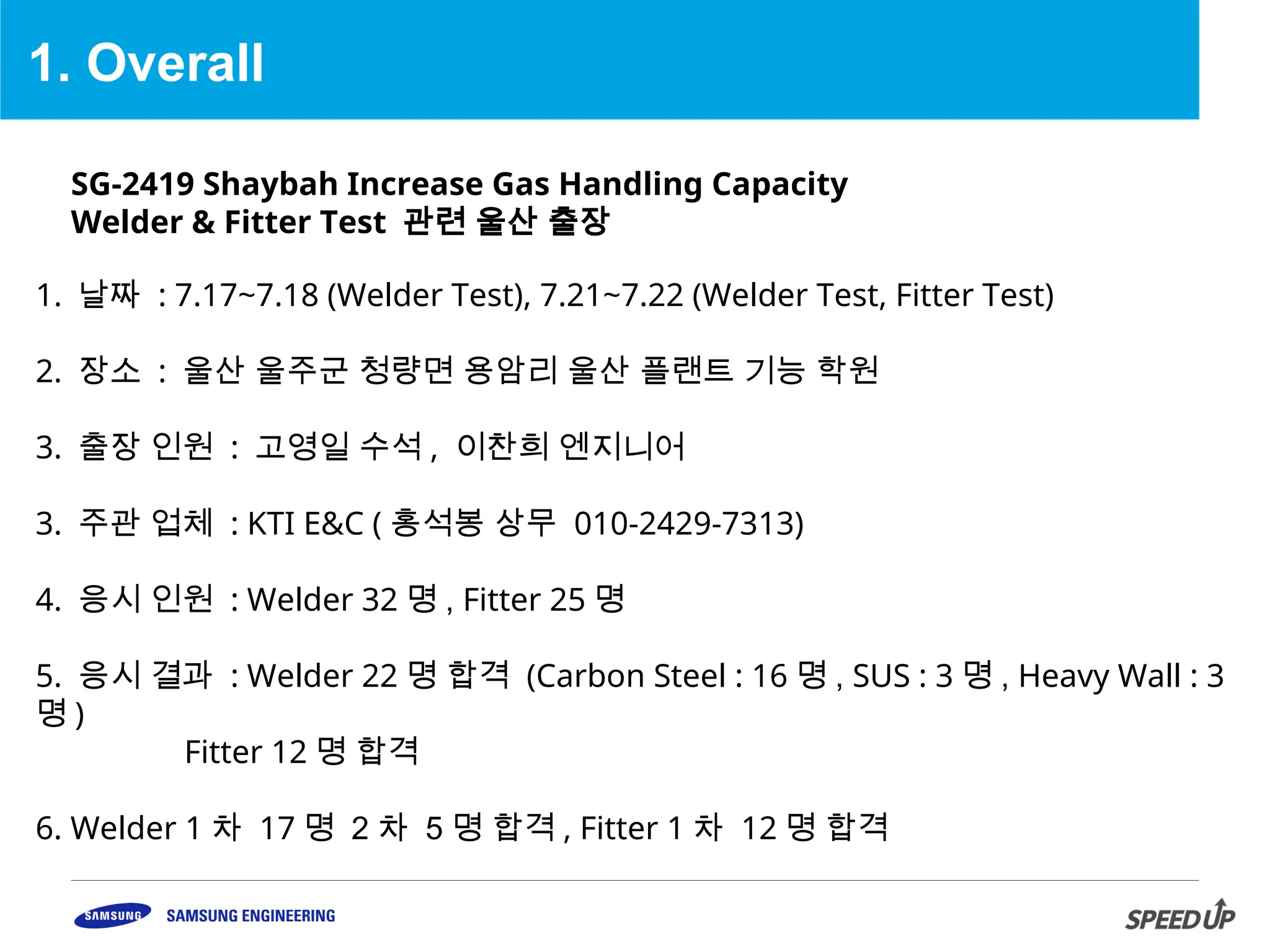 Welder, Fitter TestProcedure Presentation | PPT