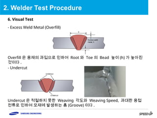 Welder, Fitter TestProcedure Presentation | PPT