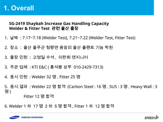 Welder, Fitter TestProcedure Presentation | PPT