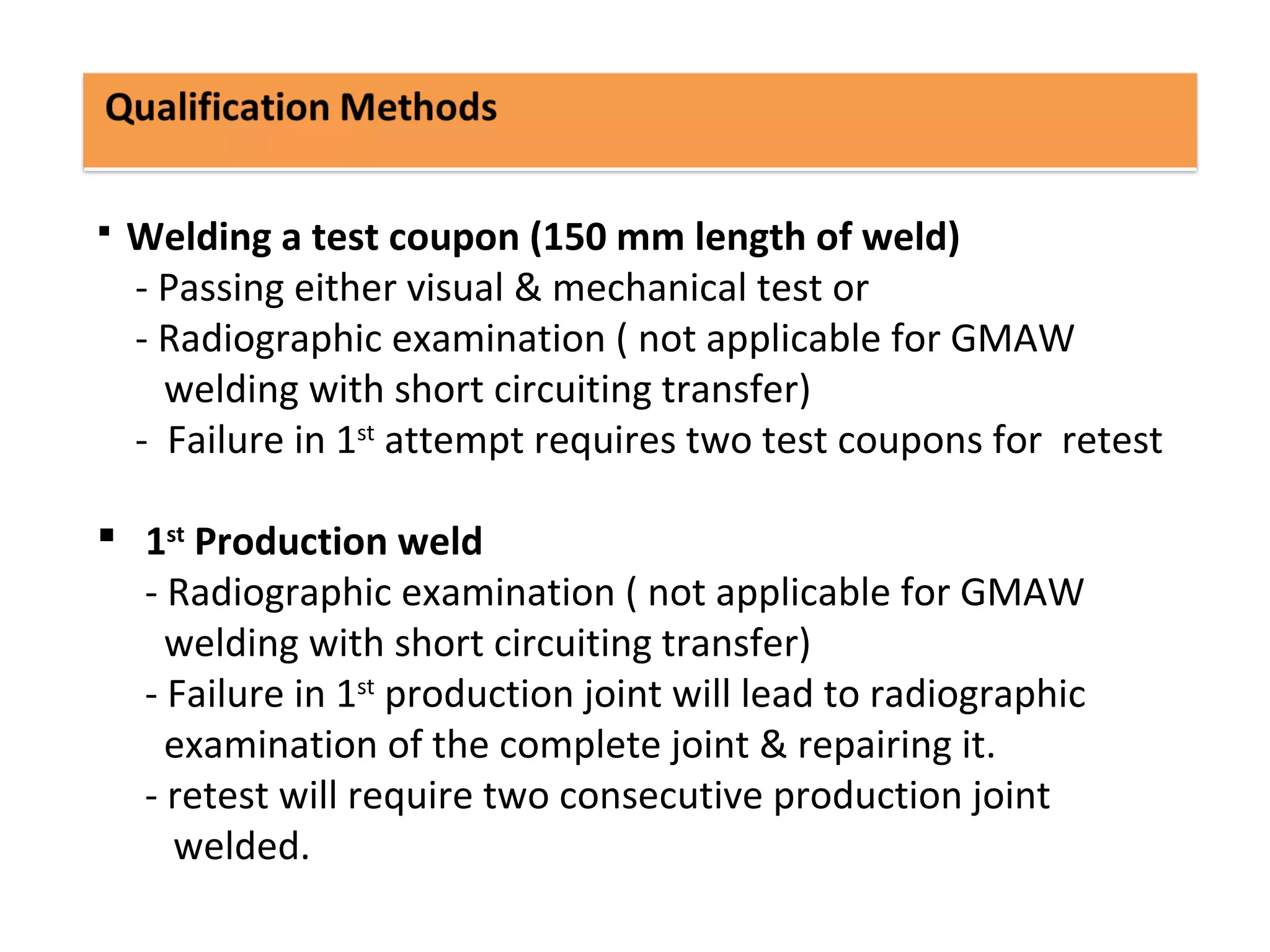 Welder qualification | PPT
