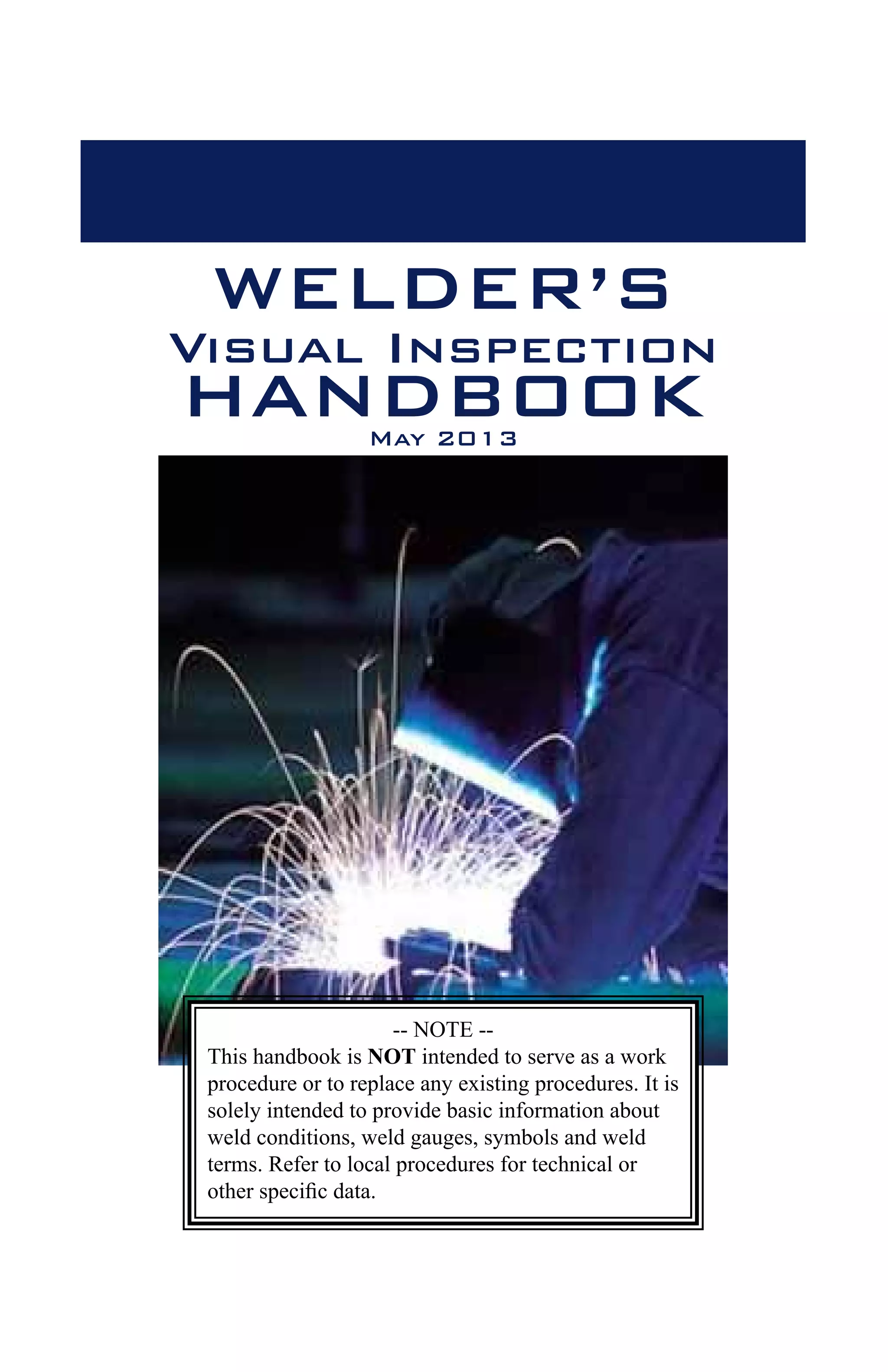 Welders visual inspection_handbook-2013_web | PDF