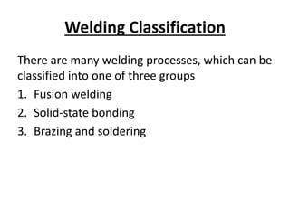 Welding Basics | PPTX