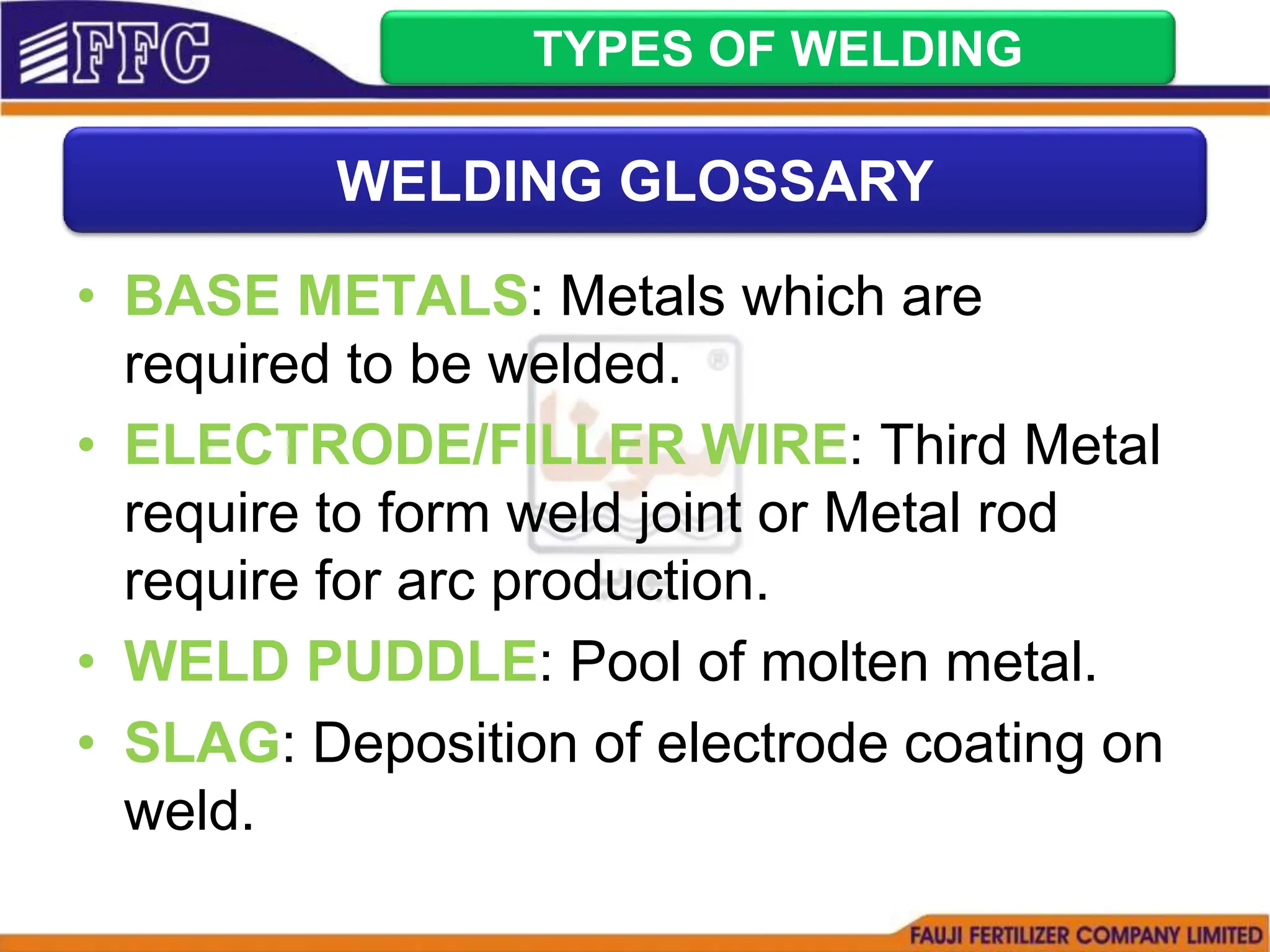Welding procedure and techniques and types of welding | PPTX