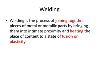Welding of-metals | PPT