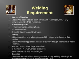 Welding Procedures in Thermal and oil & gas-ppt | PPT
