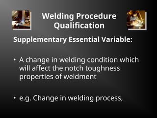 Welding Procedures in Thermal and oil & gas-ppt | PPT