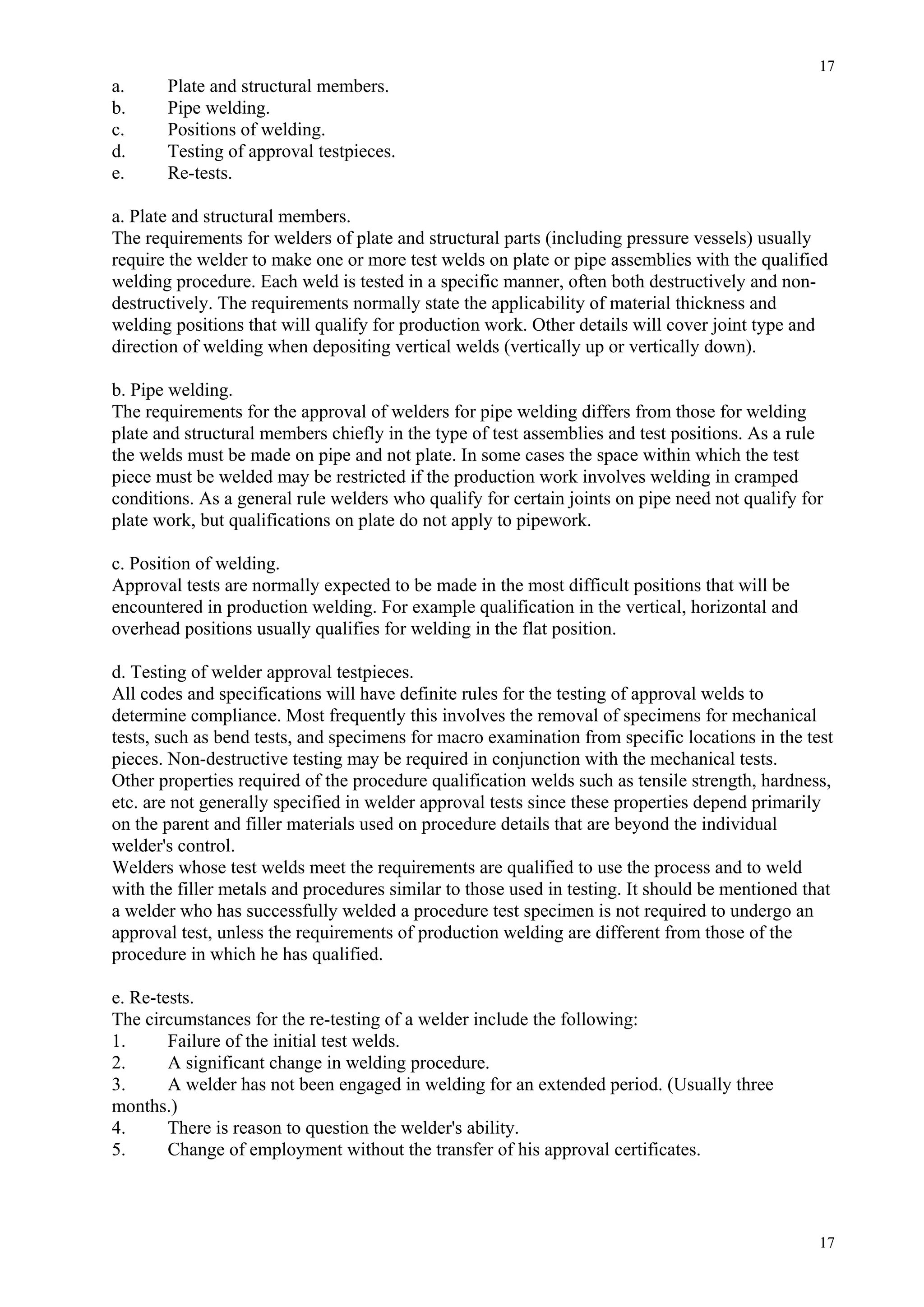 Welding visual inspection | PDF