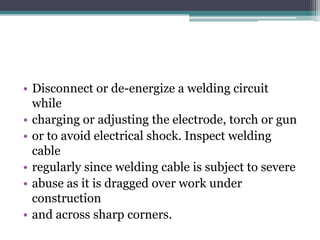 Welding and cutting safety | PPTX
