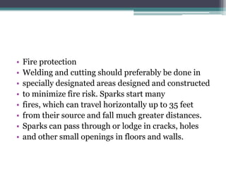 Welding and cutting safety | PPTX
