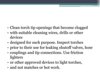 Welding and cutting safety | PPTX