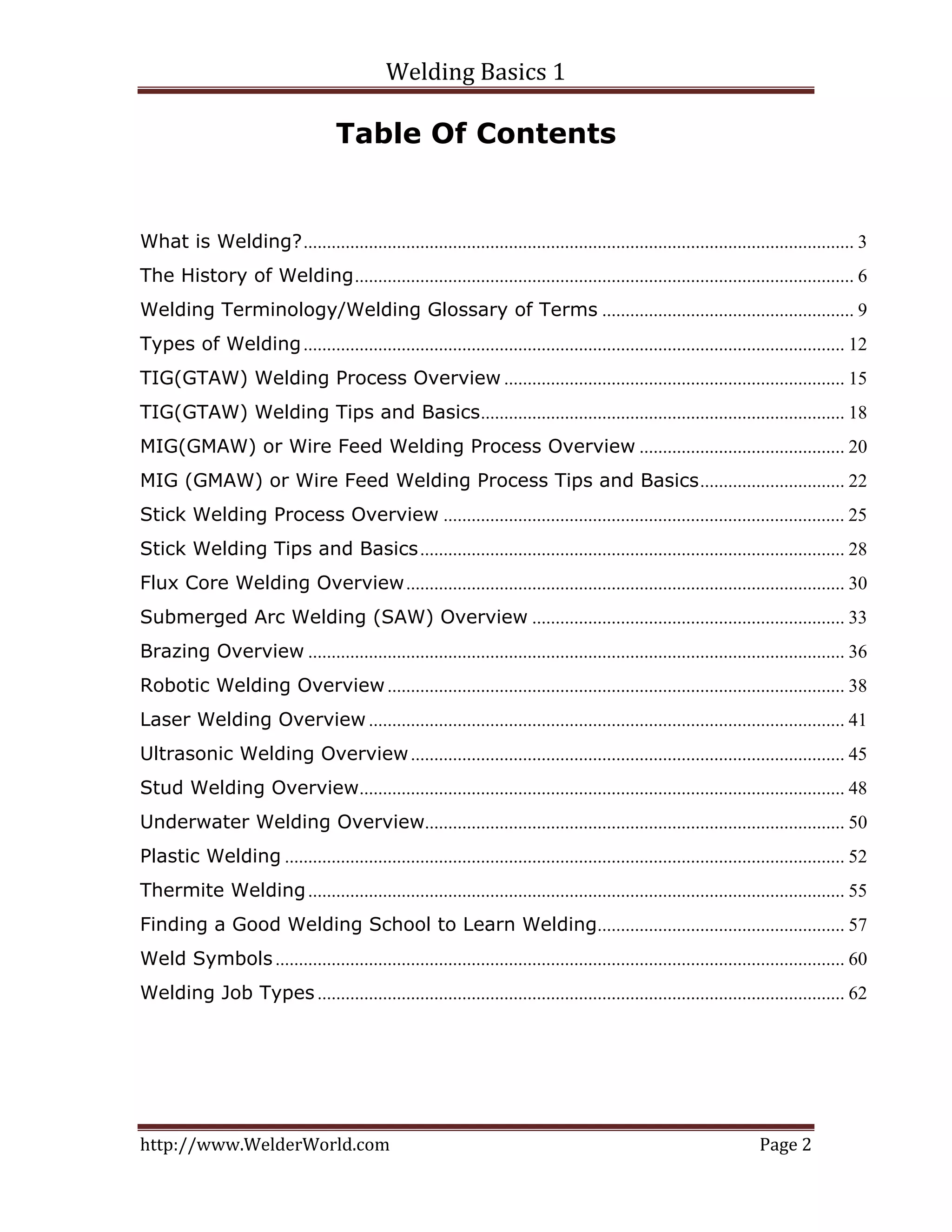 Welding basics Handbook | PDF