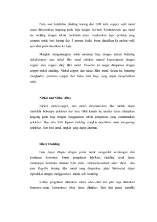 Welding clad steel | DOCX