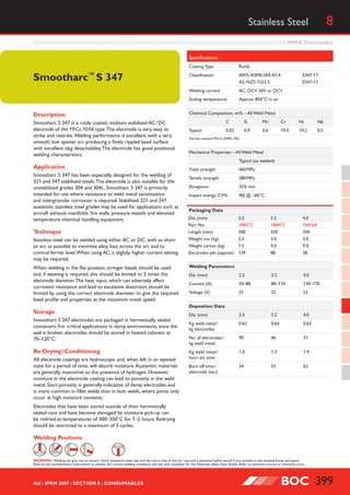 Welding consumables stainless steel | PDF
