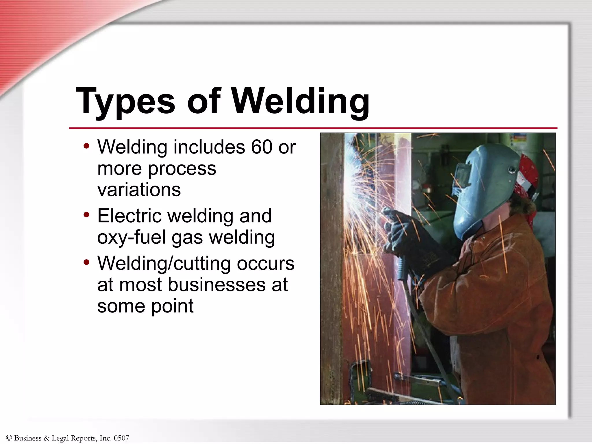 Welding, cutting and brazing | PPT