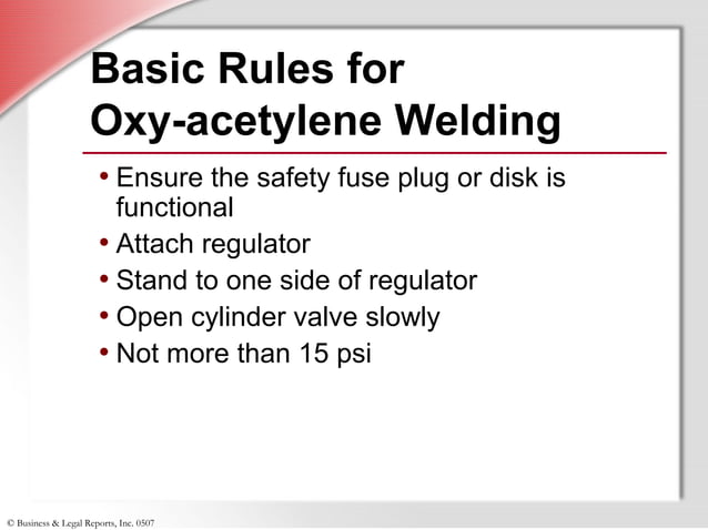 Welding, cutting and brazing | PPT | First Aid | Injuries