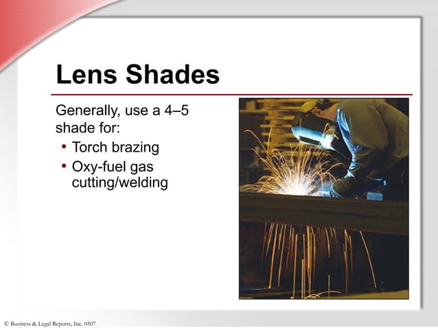 Welding, cutting and brazing | PPT | First Aid | Injuries