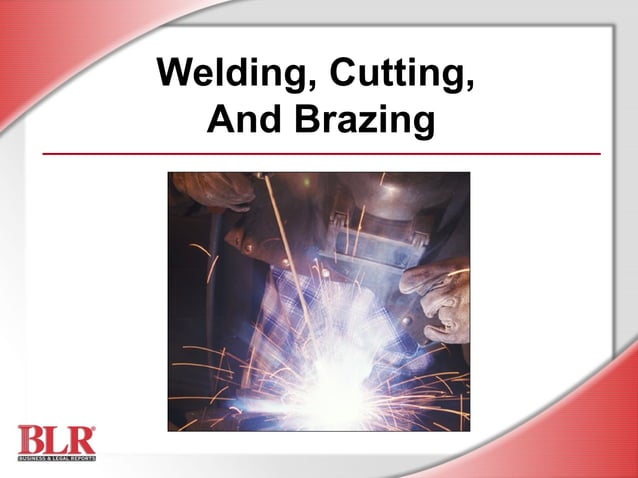 Welding, cutting and brazing | PPT | First Aid | Injuries