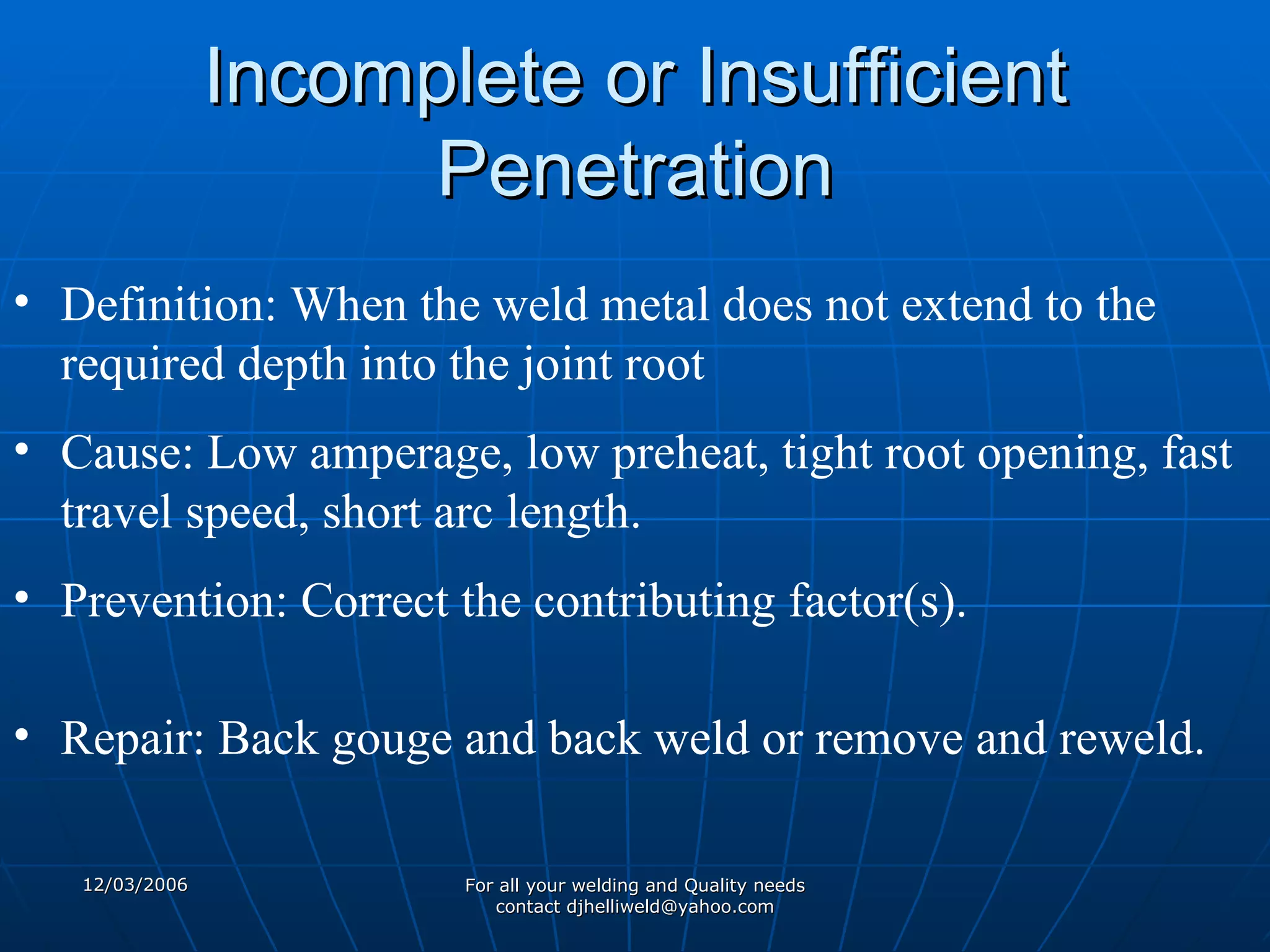 Welding Defects | PPT