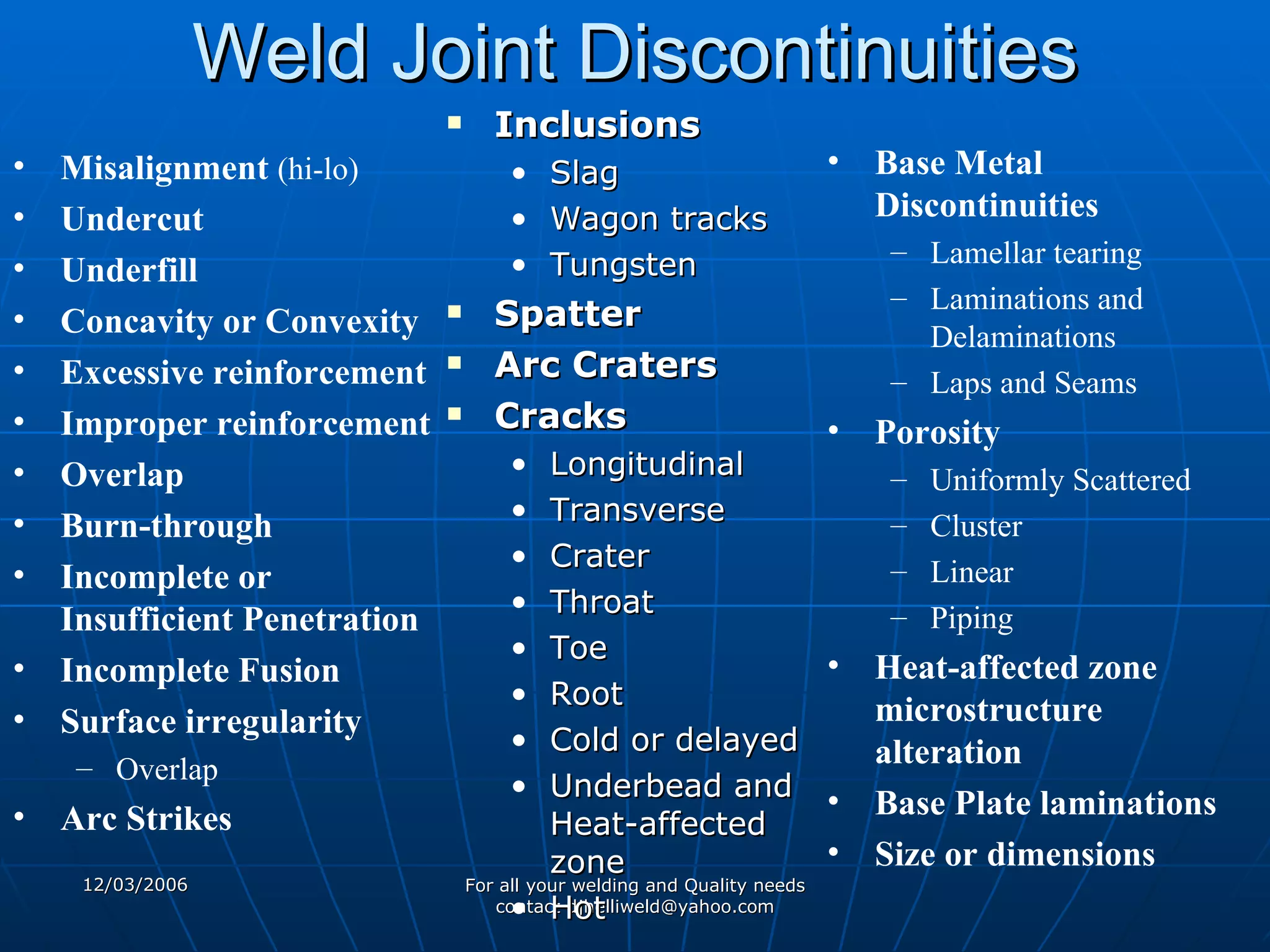 Welding Defects | PPT