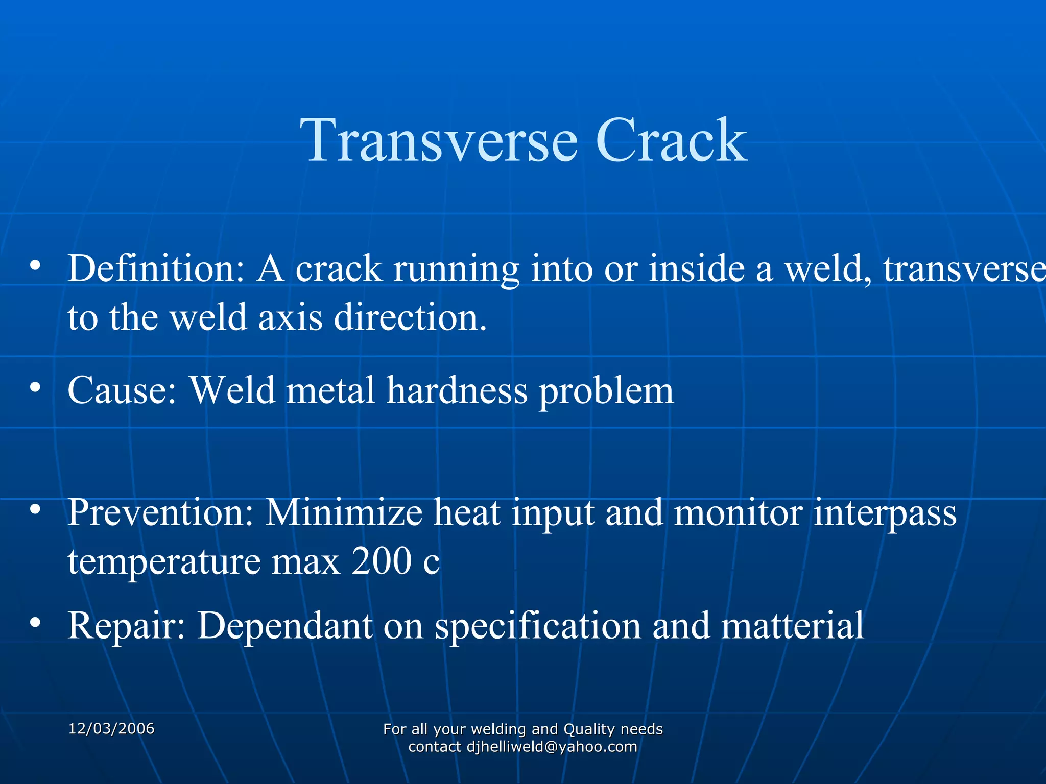 Welding Defects | PPT