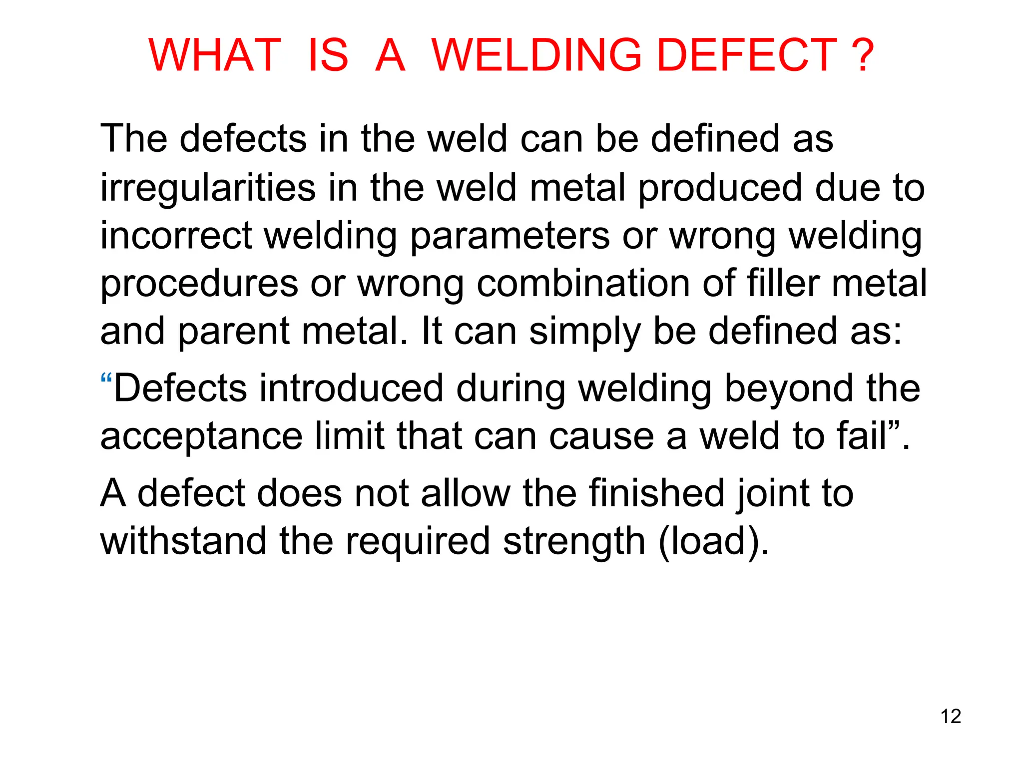 welding defects DSS guidelines and basics | PDF