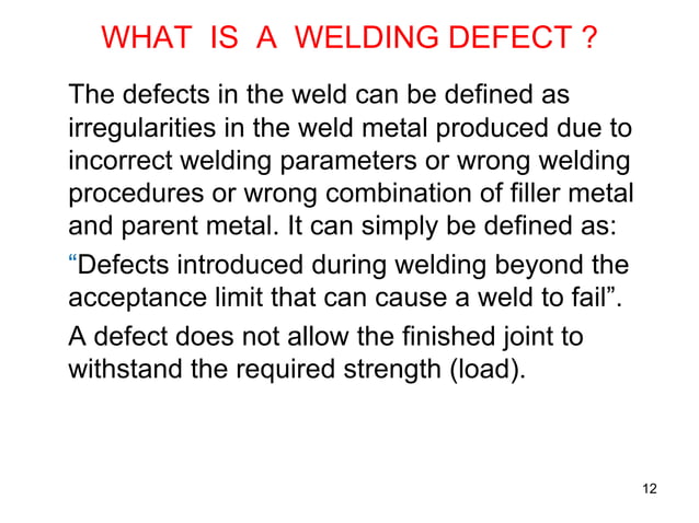 welding defects DSS guidelines and basics | PDF