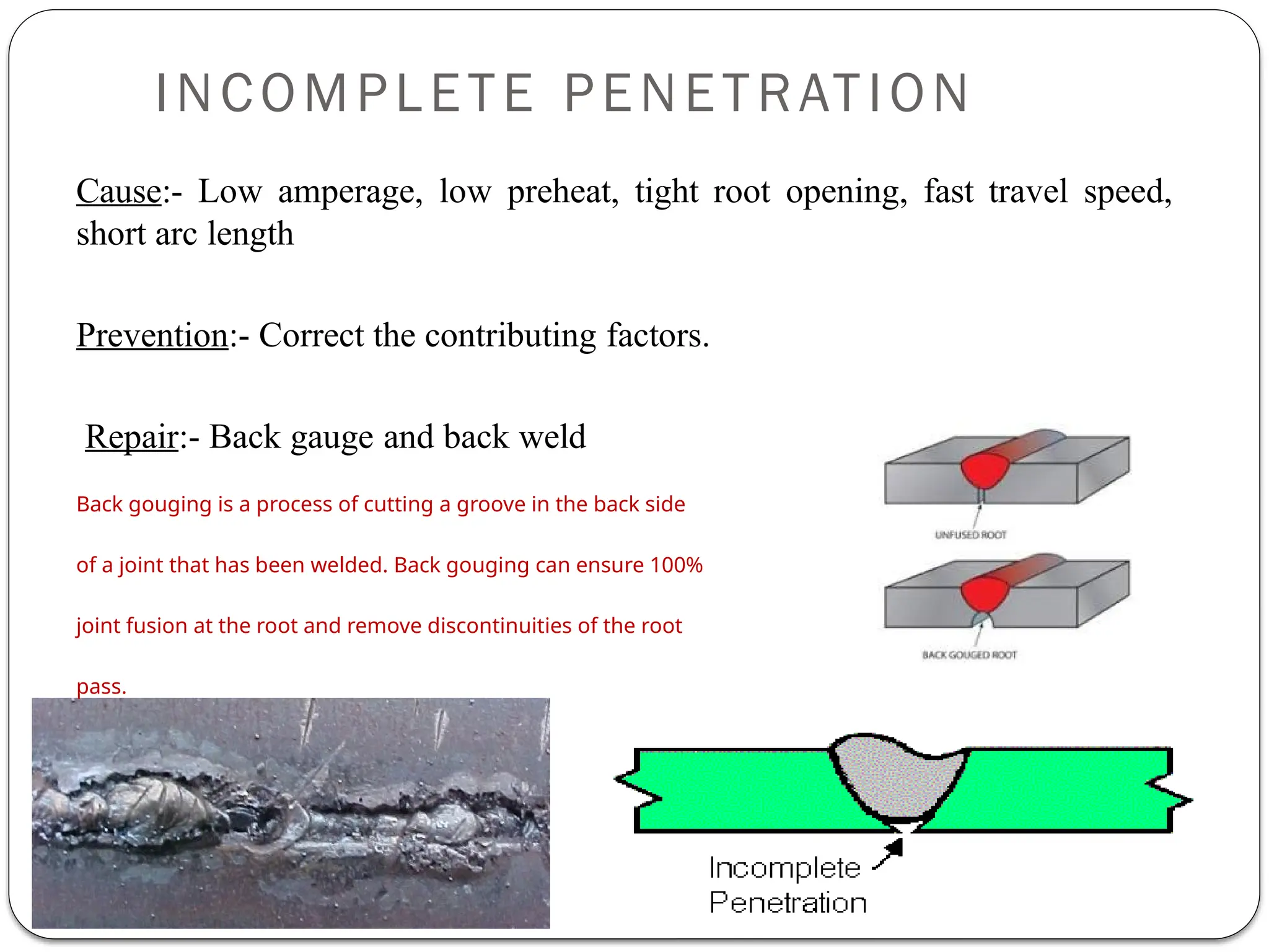 Welding Defects types reason for defect and remedy | PPTX