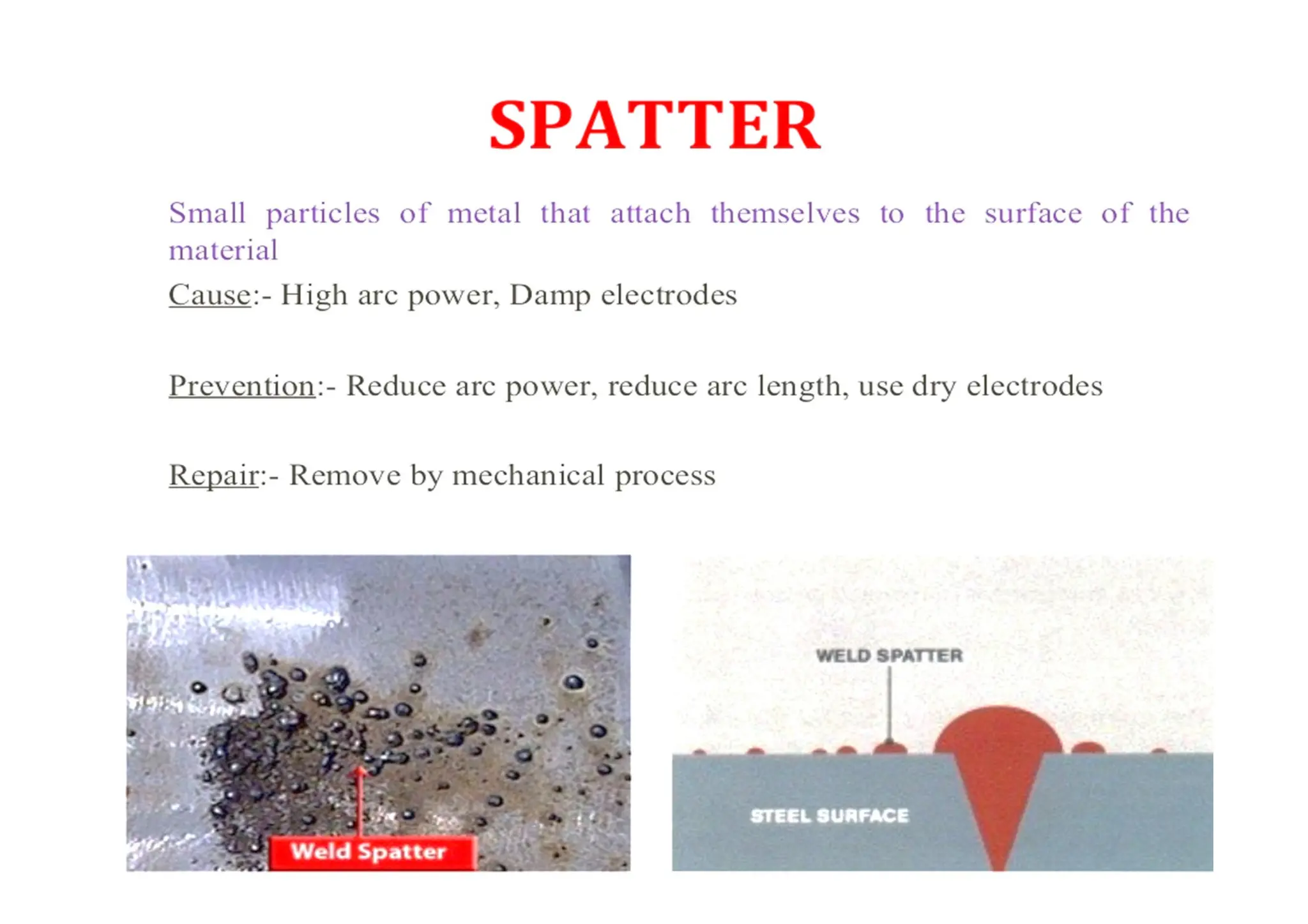 Welding Defects, Causes & Remedy and others | PPTX