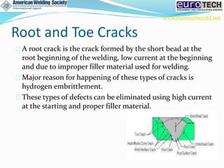 Welding defects | PPTX