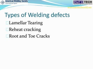 Welding defects | PPTX