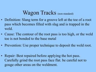 welding defects observed during the welding | PPT