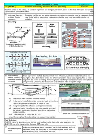 Welding distortion and its control | PDF