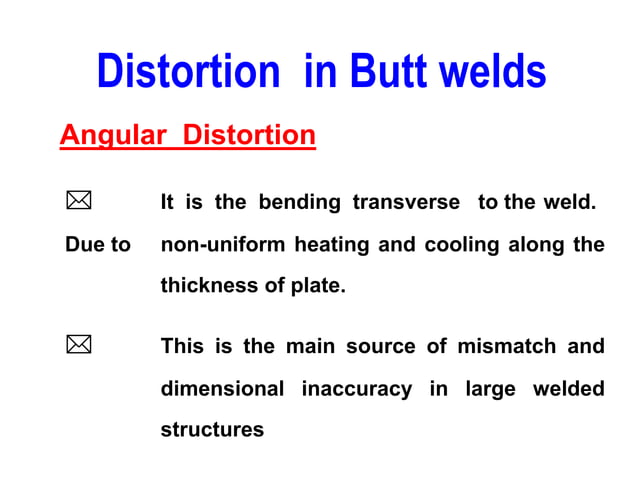Welding Distortion Control.ppt | Physics | Science