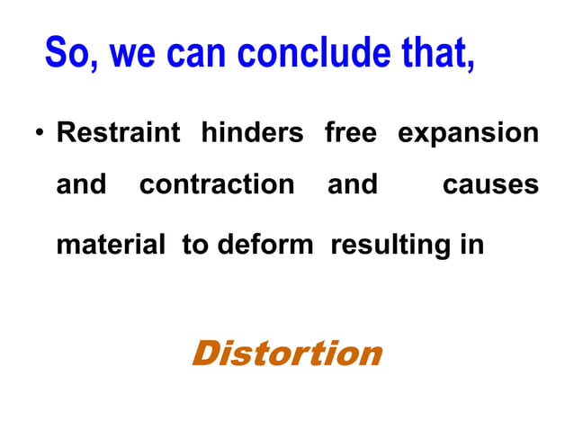 Welding Distortion Control.ppt | Physics | Science