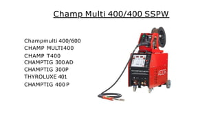 Welding Equipment PPT - Ador Welding | PPTX