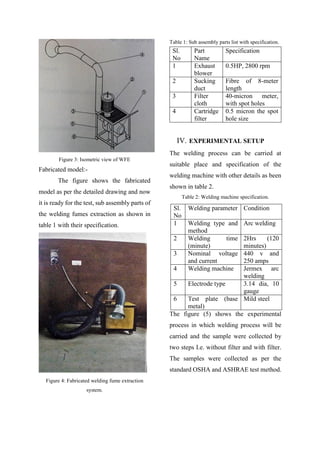 Welding fumes extraction | PDF